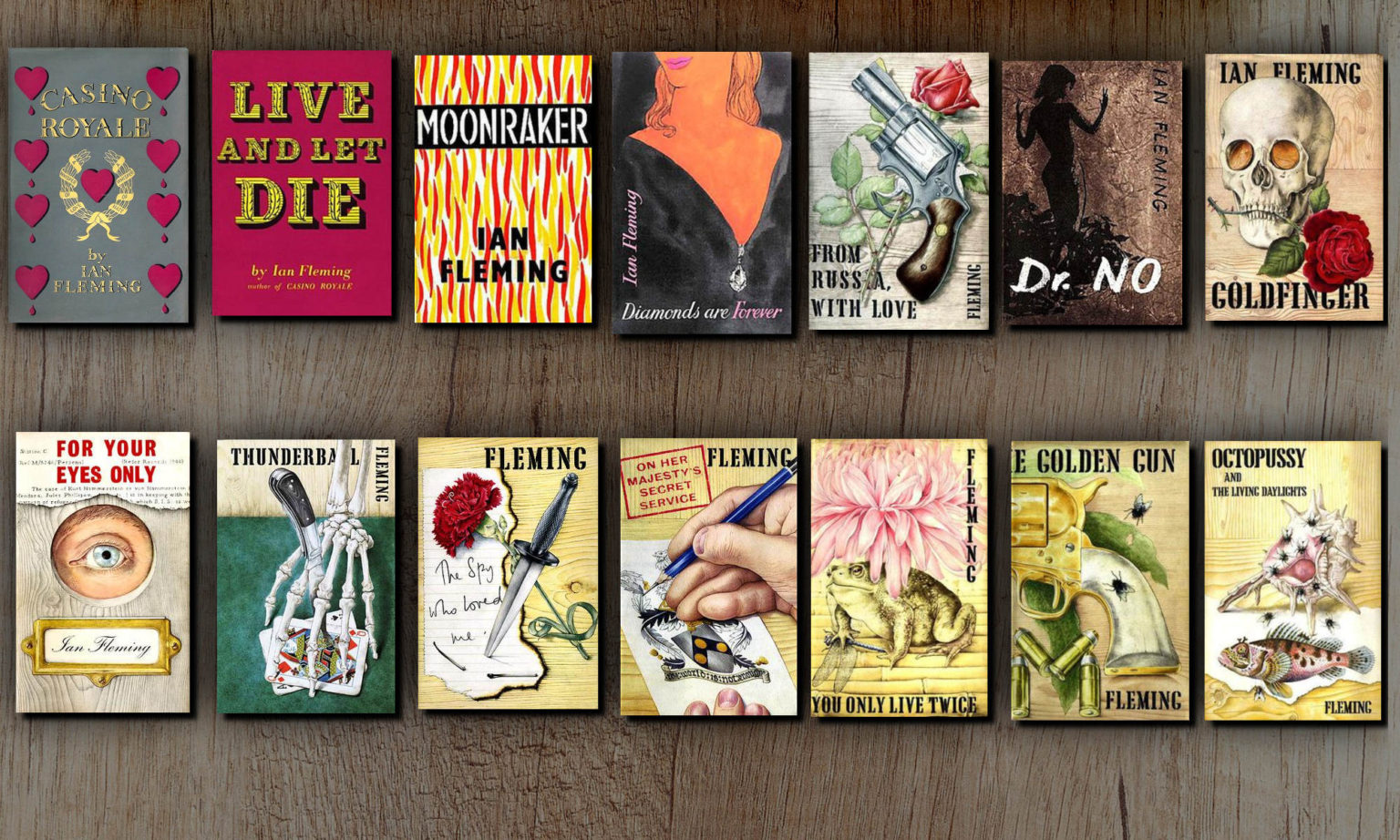 The complete James Bond literary series