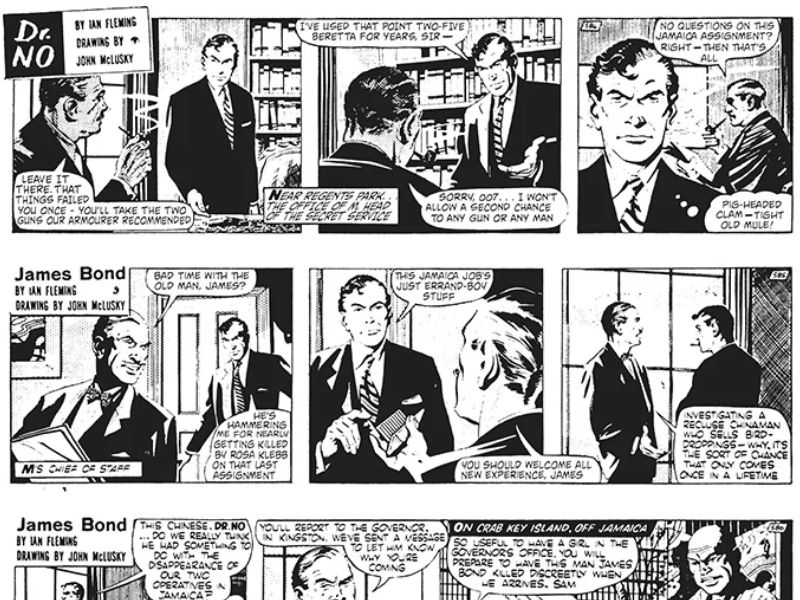 Classic James Bond newspaper strips to return in new hardback edition ...